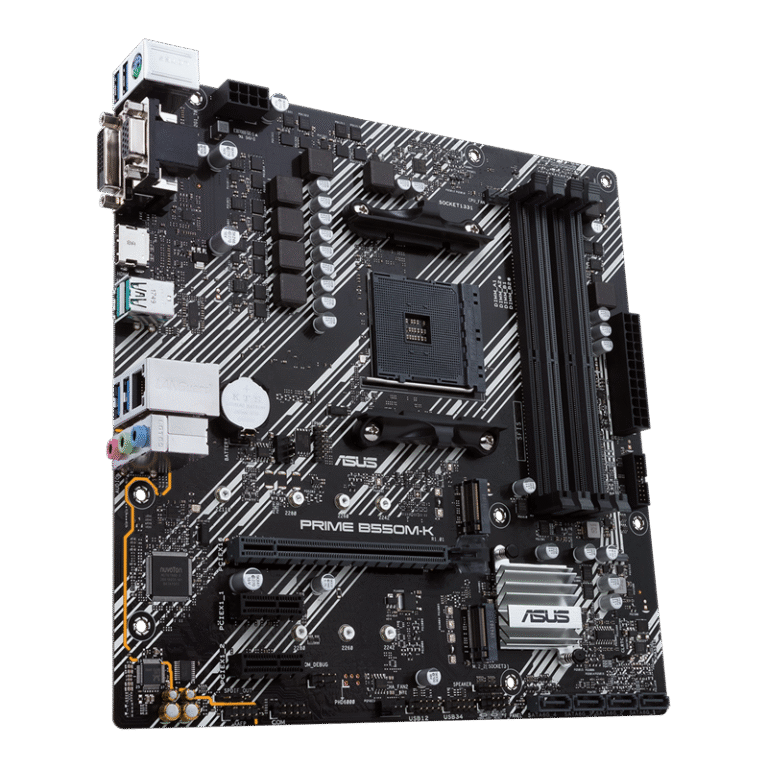 AMD B550 (Ryzen AM4) micro ATX motherboard with dual M.2, PCIe 4.0, 1 ...